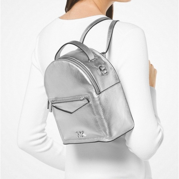 Michael Kors | Bags | Michael Kors Jessa Small Pebble Leather Backpack ...
